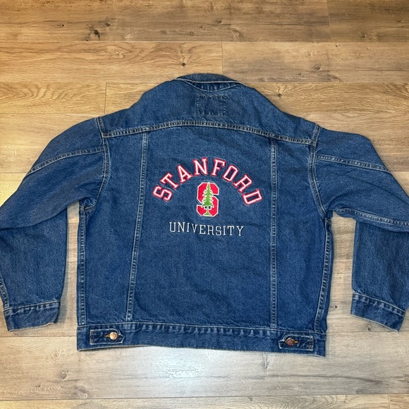 NCAA | Jackets & Coats | Vintage Stanford University Cardinal Denim ...